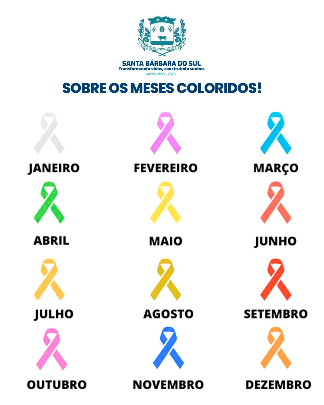 SOBRE OS MESES COLORIDOS!