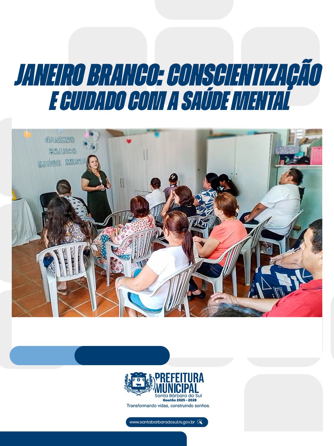 JANEIRO BRANCO: CONSCIENTIZAÇÃO E CUIDADO COM A SAÚDE MENTAL