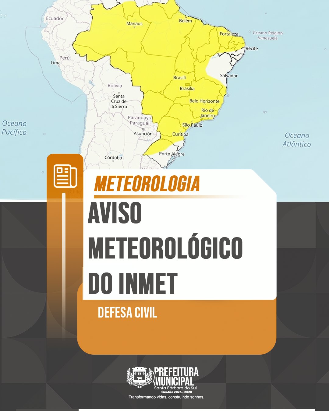 Aviso Meteorológico do INMET